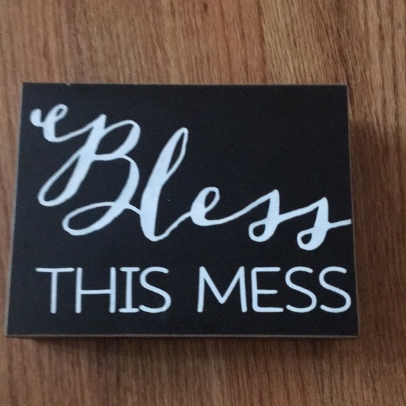 Accents | Bless This Mess Wooden | Poshmark